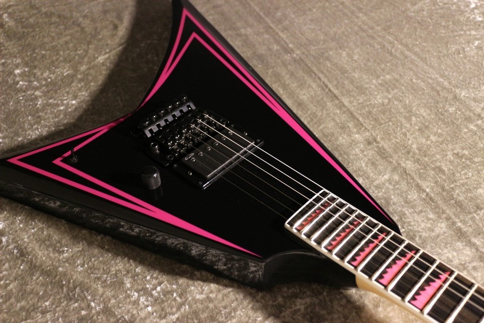 Edwards E-Alexi Pink Sawtooth Alexi Laiho Signature Model-#Ed9211253 ...