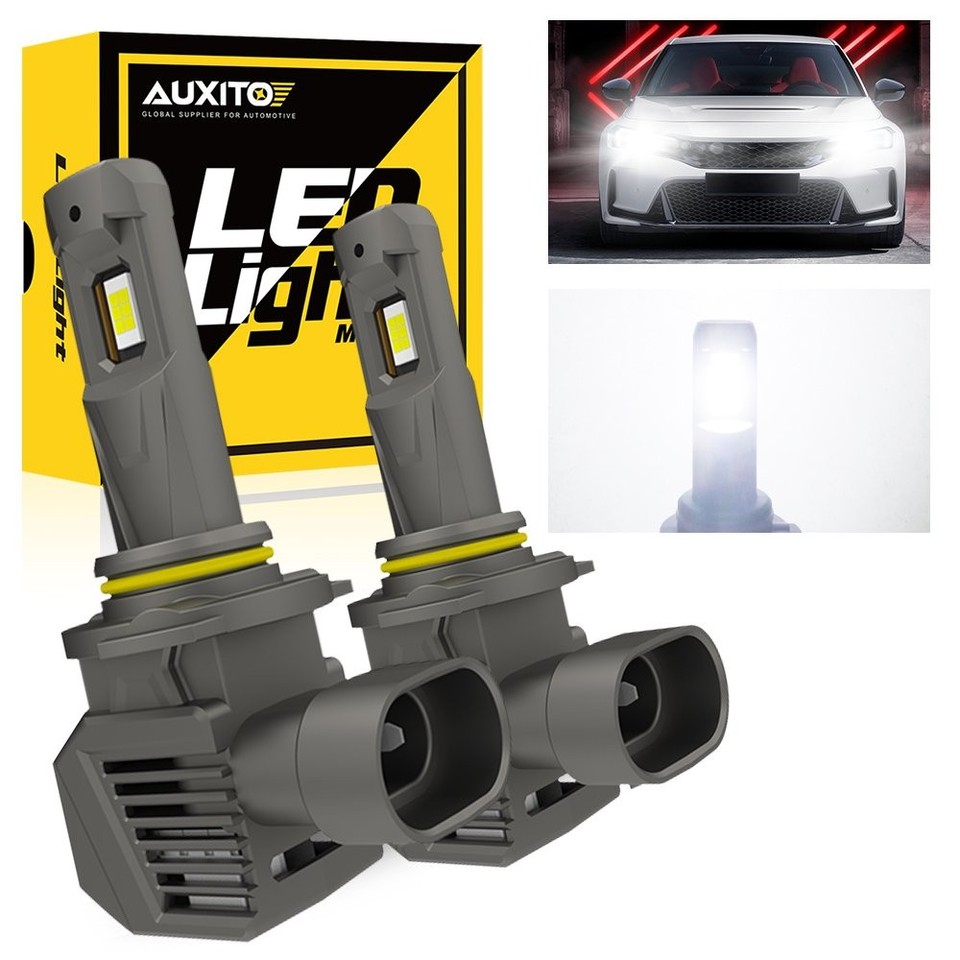 AUXITO 9005 LED Headlight Bulb 22000LM Kit High Beam White Super Bright ...