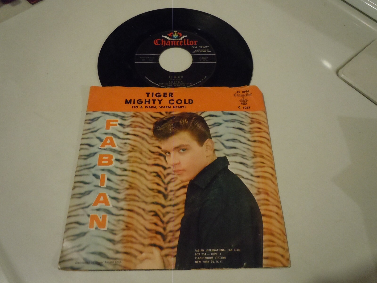 Fabian Tiger 45 and Picture Sleeve | eBay