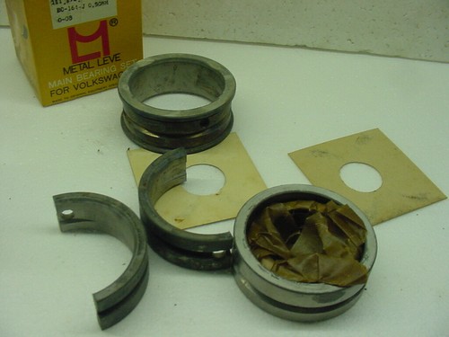 volkswagen vw engine main bearing set 1200 1300 1600cc 2nd bore 2nd ...