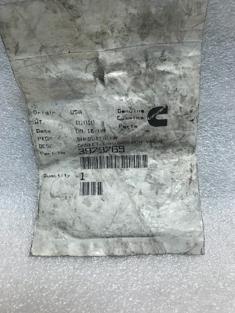 Cummins Genuine Parts 3979769 EGR Valve Gasket | eBay