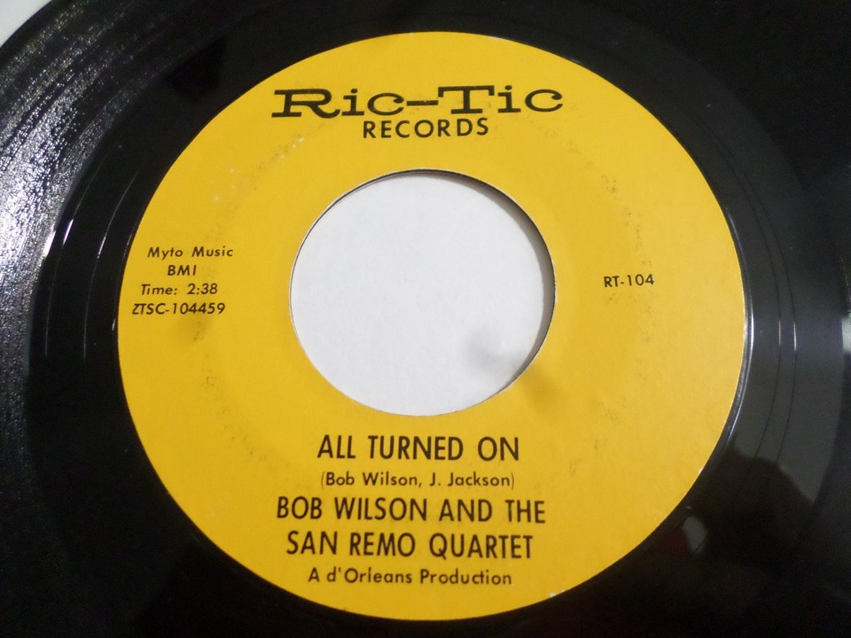 Bob Wilson San Remo Quartet All Turned On 45 1965 Vinyl Record | eBay