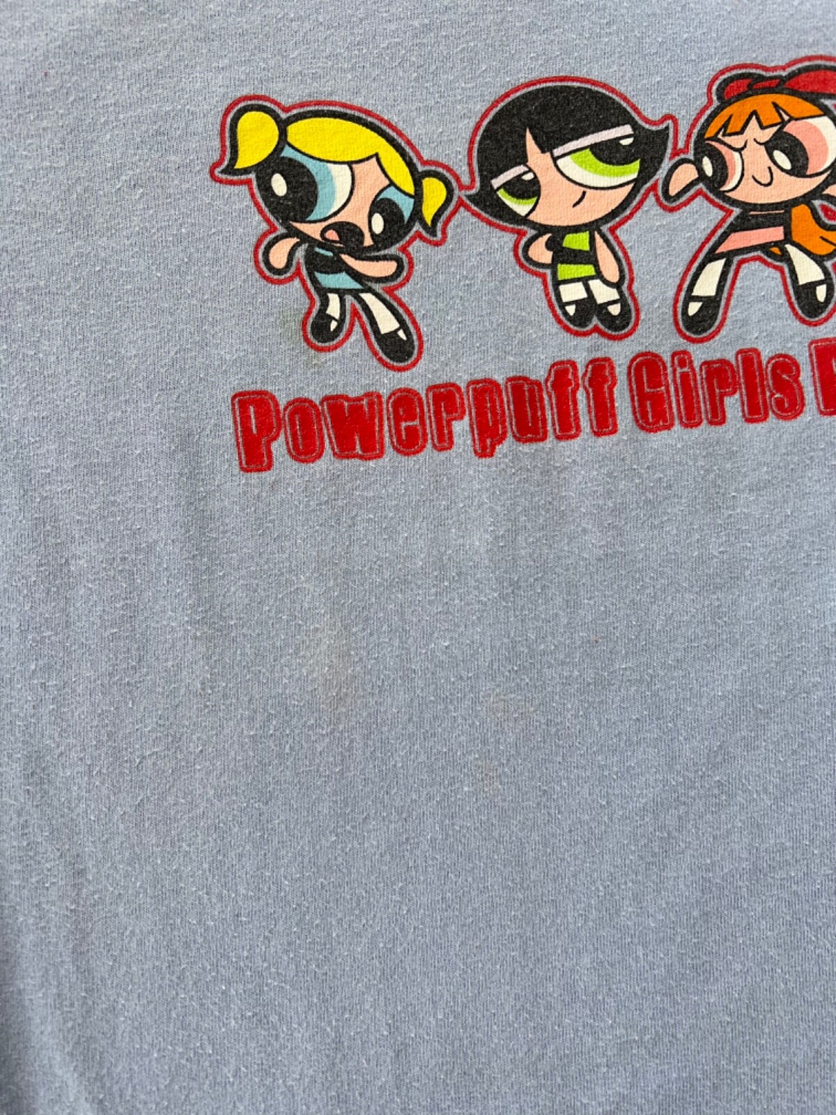 Vintage Y2K Powerpuff Girls Long Sleeve t shirt Rowdy… - Gem