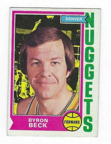 1974-75 TOPPS BYRON BECK #264 DENVER NUGGETS | eBay