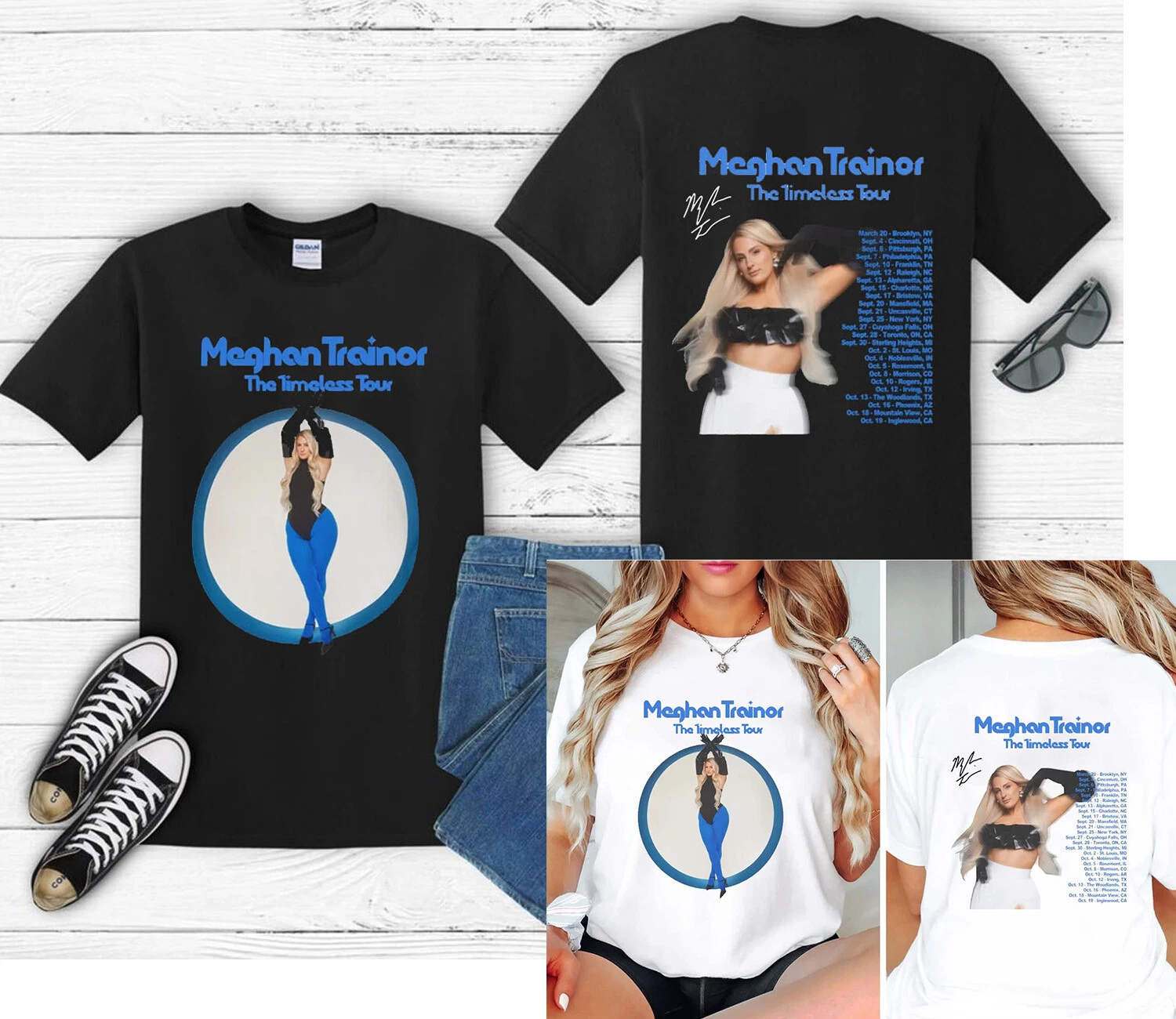 Meghan Trainor The Timeless Tour 2024 Sign T Shirt | ID 12867484 by ...