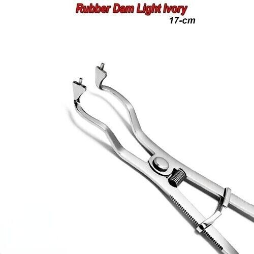 Dental Rubber Dam Pliers Ivory Form Clamp Forceps Light Restorative ...