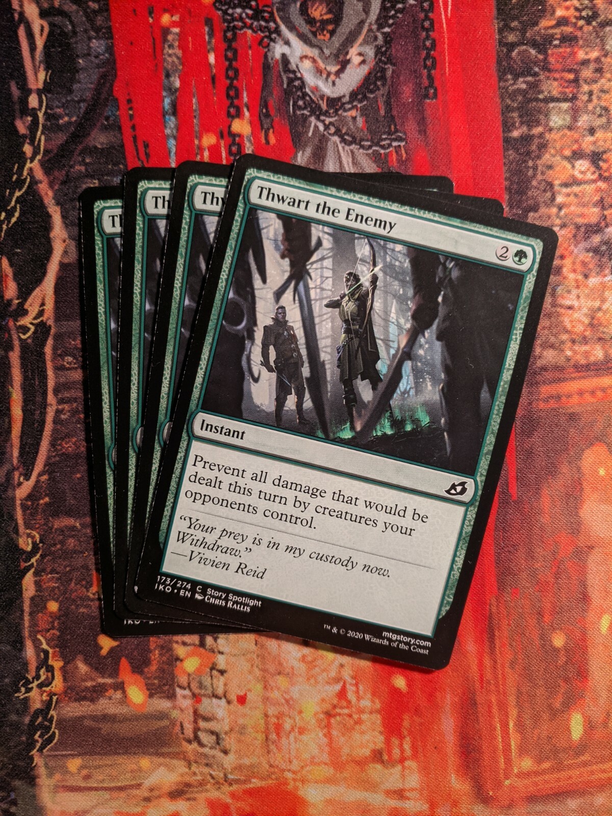 MTG Card : (4x) Thwart the Enemy (Ikoria: Lair of Behemoths) | eBay