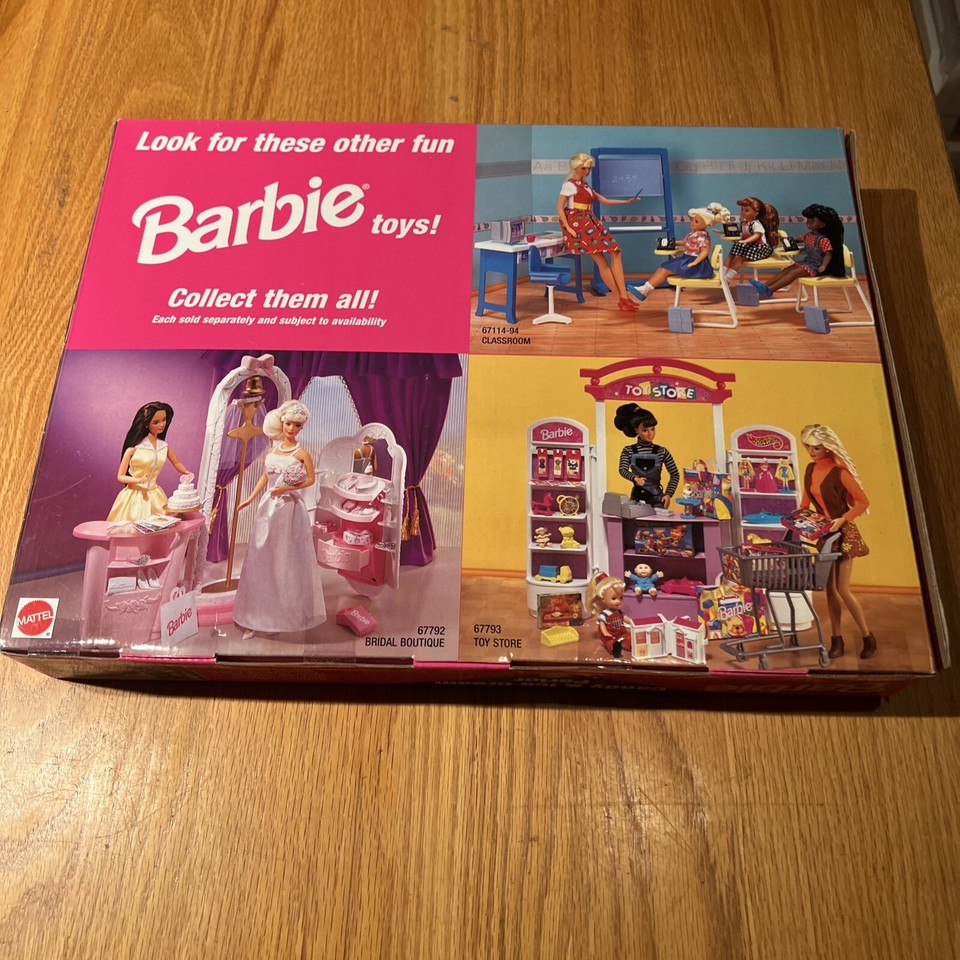 Barbie Candy & Ice Cream Parlor Doll Playset 67314 Sealed 1998 MISP ...