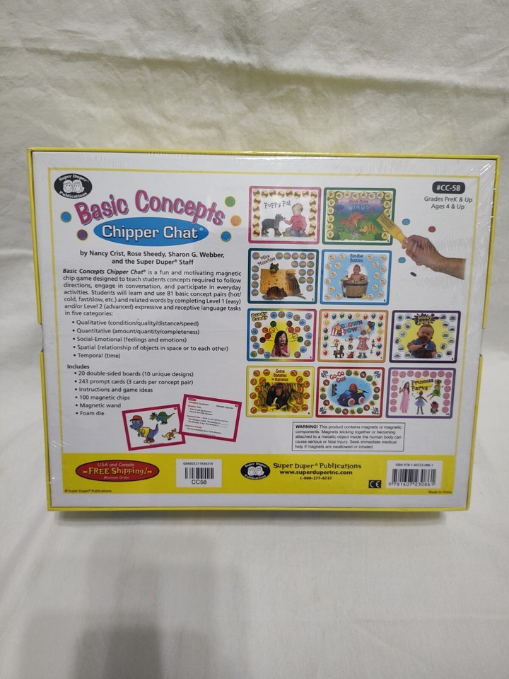 Basic Concepts Chipper Chat | eBay