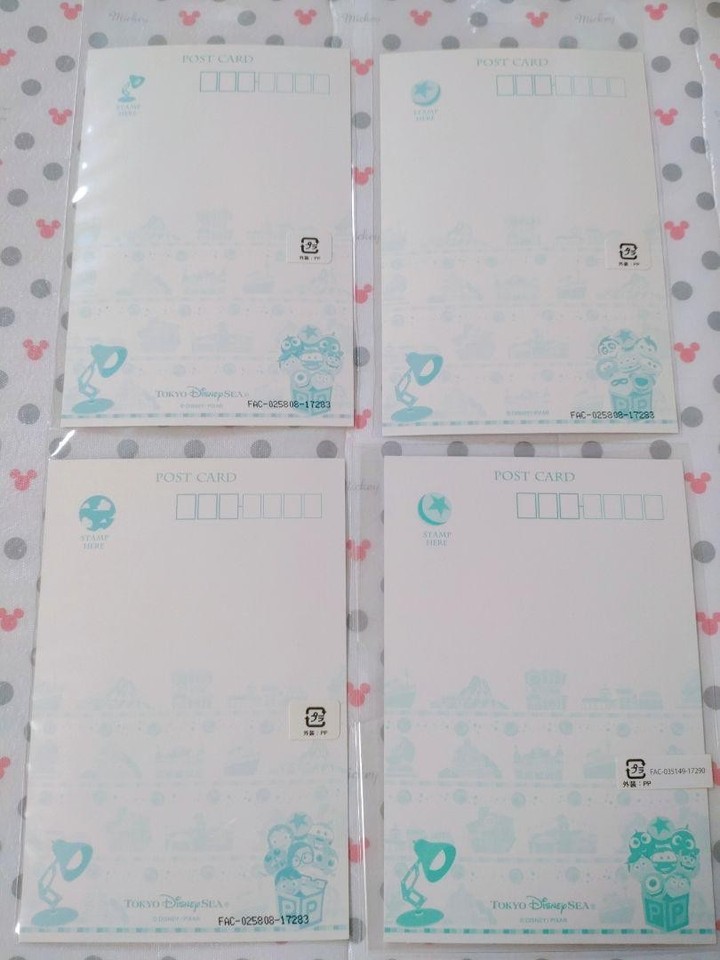 Disney Pixar Postcards Set of 4 - Toy Story, Monsters Inc, Cars ...