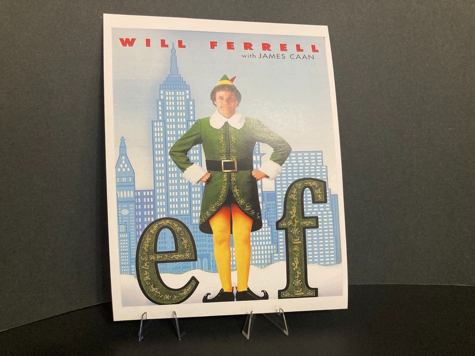 🎄🎅🎄 Elf Will Ferrell Movie Poster 8.5 x 11 print | eBay