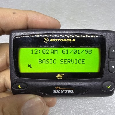 Motorola Skytel Flex Black Pager (WORKING). NOS | eBay