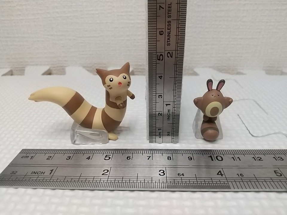 Pokemon Scale World Johto Region Sentret & Furret Figure BANDAI 1/20 ...