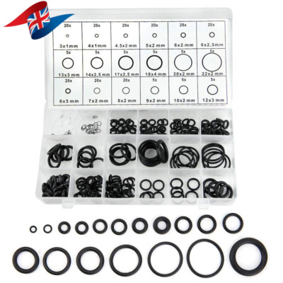 1125X O RING SET Assorted O-Ring Washer Kit Pack Rubber ORing Seals ...