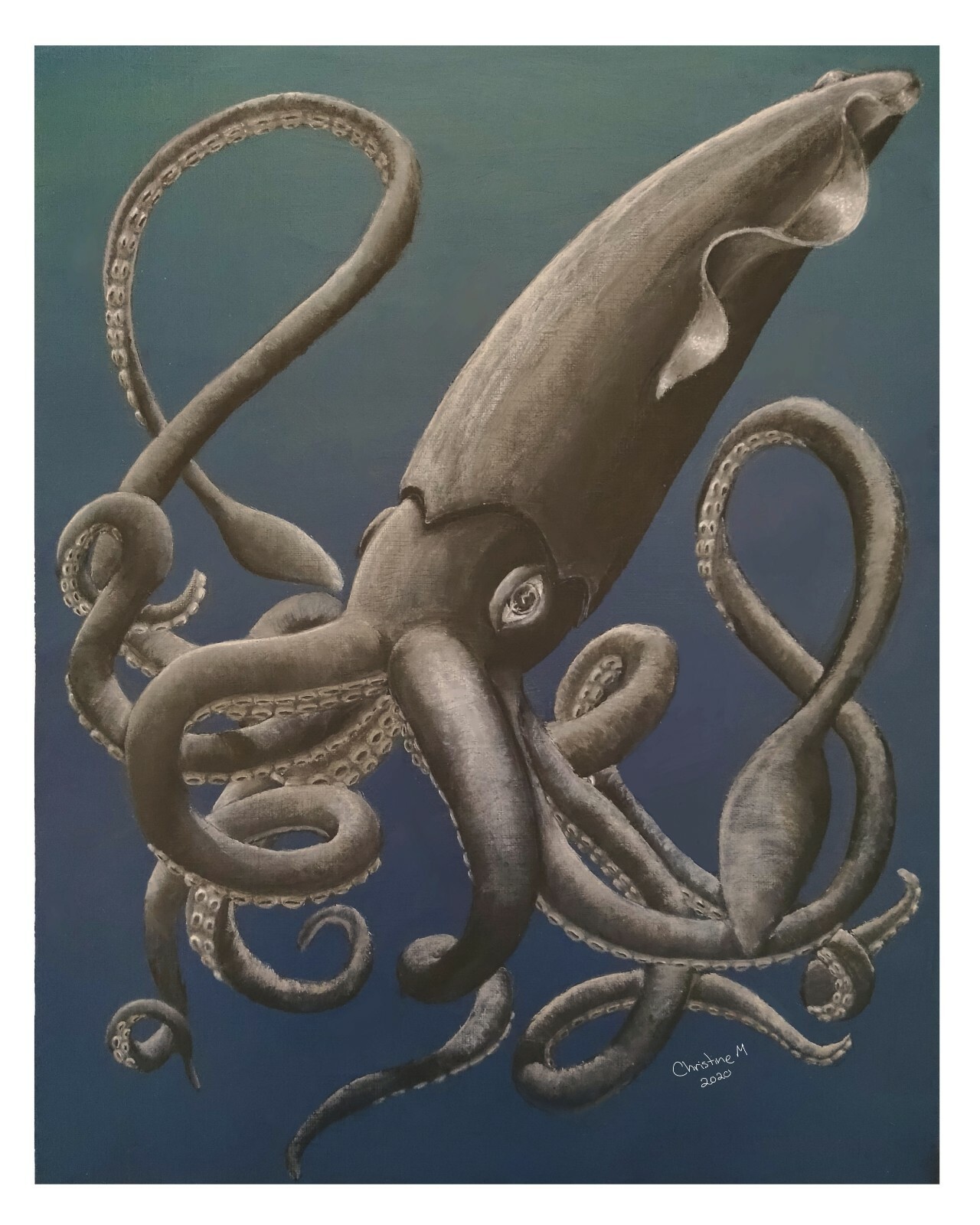 Giant Squid Painting