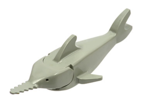 Lego Light Gray Sawfish Fish Town Divers Animal Figure Minifigure | eBay