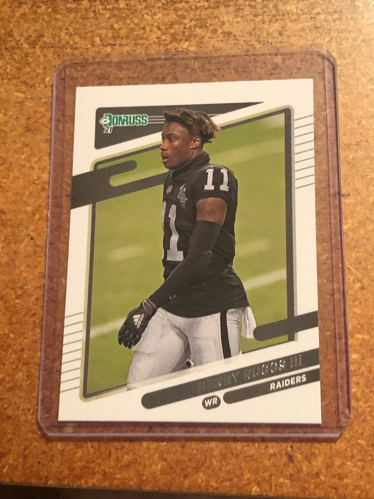 2021 Panini Donruss Football # 90 Henry Ruggs III No Helmet Variation ...