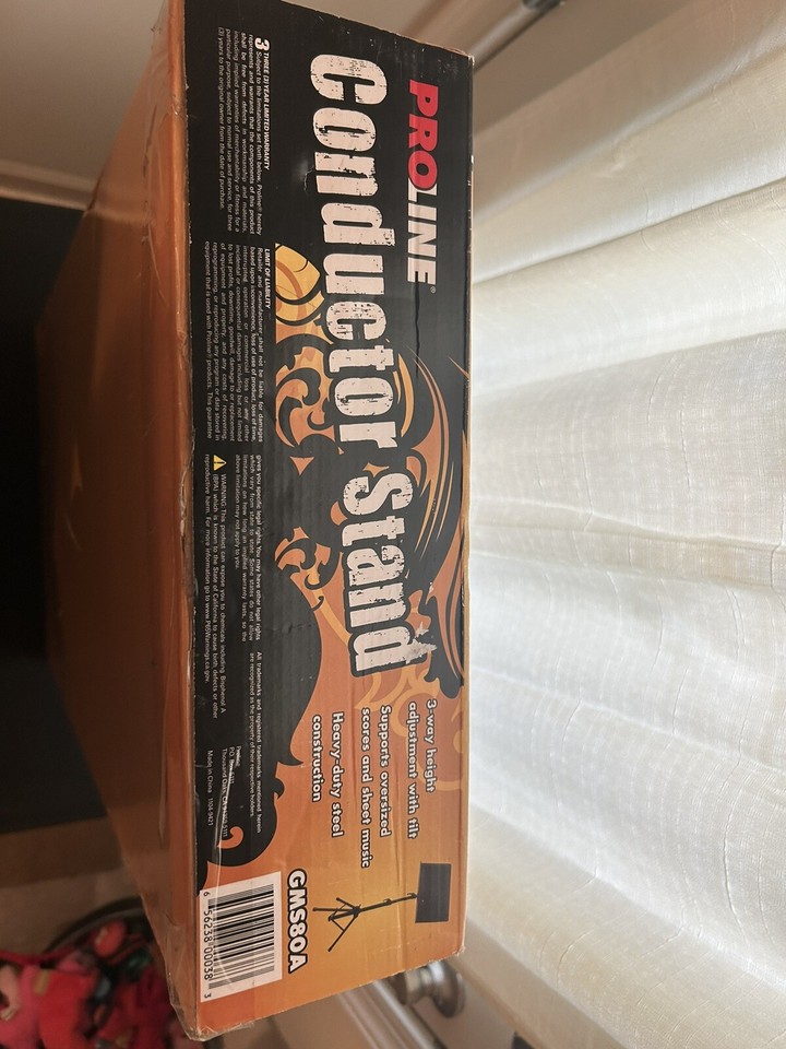 Proline GMS80A Conductor Sheet Music Stand Unopened | eBay