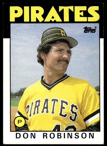 1986 Topps Baseball Card Don Robinson Pittsburgh Pirates #731 | eBay
