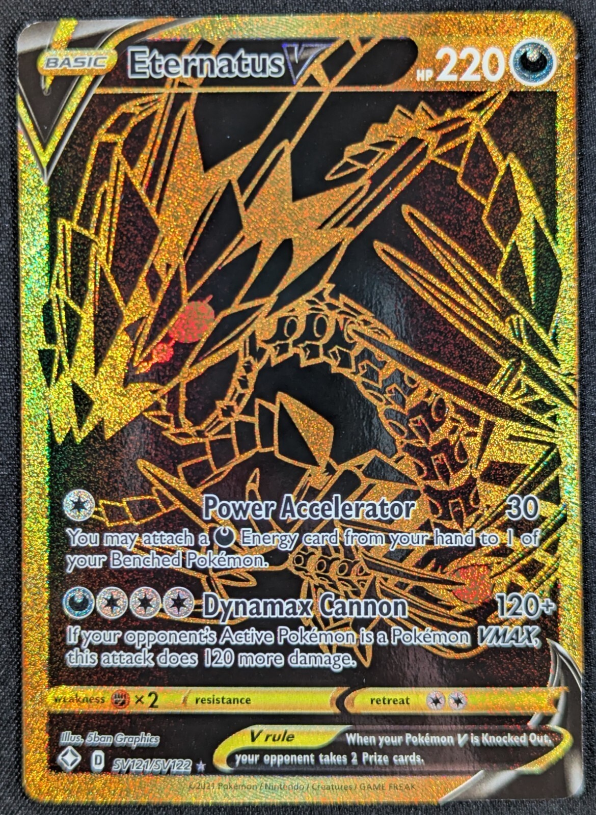 Eternatus V SV121 Current Market Value | Shining Fates