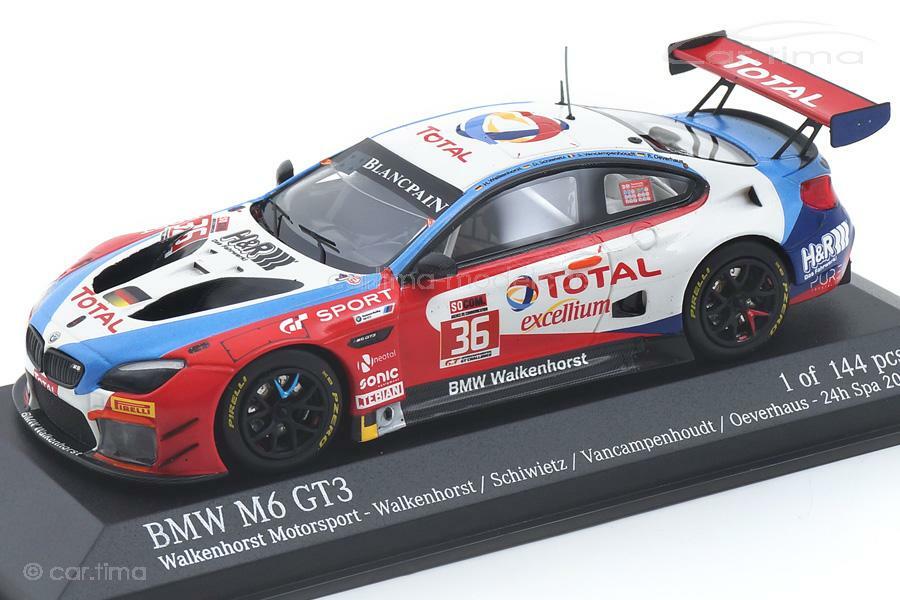 Bmw M6 Gt3 24H Spa 2017 Walkenhorst/Schwietz Minichamps 1:43 437172636 ...