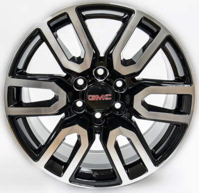 BLACK MACHINED ELEVATION AT4 WHEELS 20X9" SET FITS: 1999-2025 GMC ...