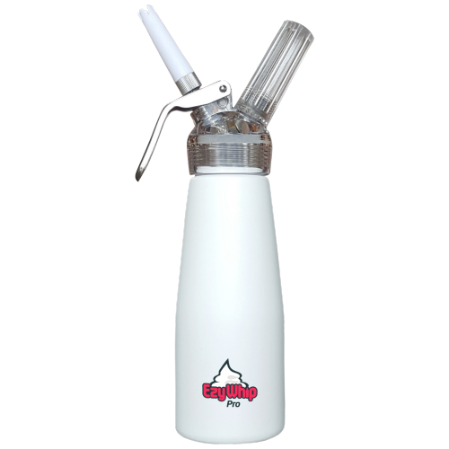 WHITE EZYWHIP PRO CREAM WHIPPER 0.5L DISPENSER GUN BULBS CHARGERS ...