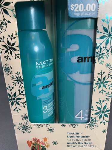 MATRIX Essentials Amplify Hair Spray 10.8 , Thicklift Liquid Volumizer ...