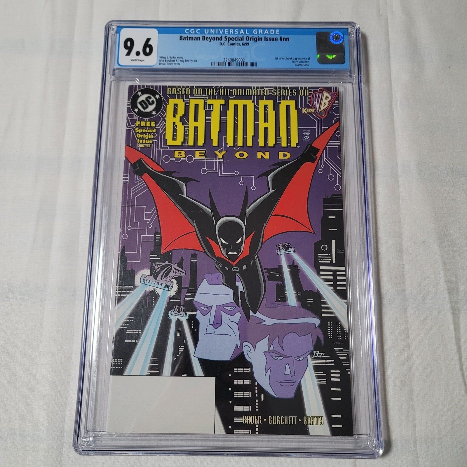 Batman Beyond Special Origin Issue #nn CGC 9.6 1st Comic App. Of Terry ...