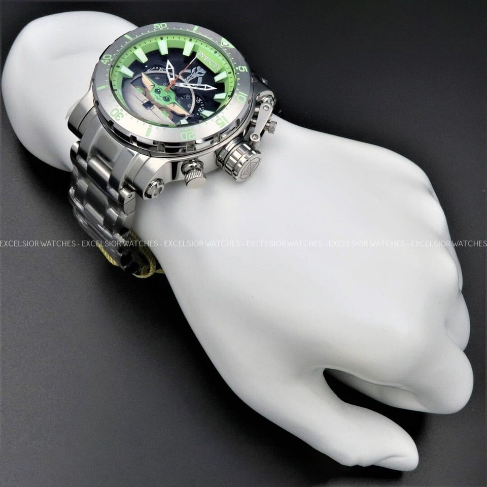 Invicta Star Wars GROGU Coalition Forces Steel Chronograph Limited ...