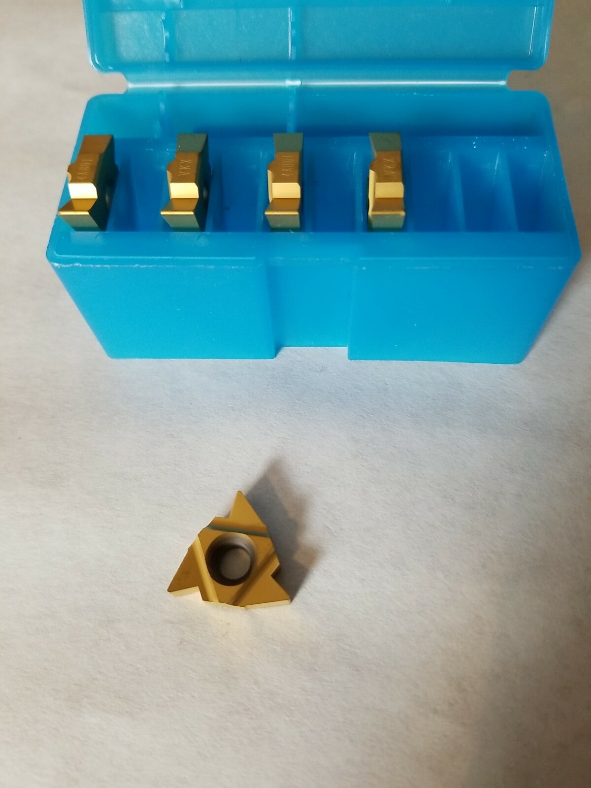 VARDEX CARBIDE THREADING INSERTS (5 INSERTS) 4UIR 4ABUT VKX NEW OLD ...