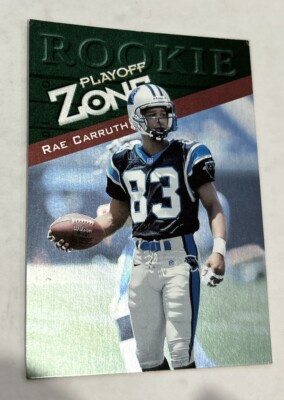1997 Playoff Zone Rae Carruth #147, Rookie Card Carolina Panthers | eBay