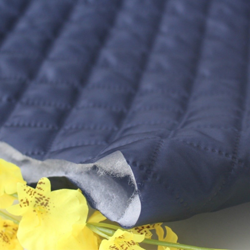 1M Cotton Quilted Padded Fabric Lining for Winter Coat Down Thick ...