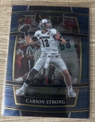 2022 Select Draft Picks Blue #11 Carson Strong Concourse RC Nevada ...