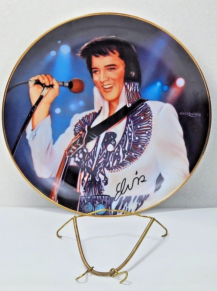 Remembering Elvis Limited Edition Bradford Exchange Collector Art Plate ...