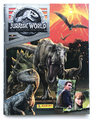 Jurassic World (2018) - Stickeralbum komplett beklebt ,Panini ,lesen ...