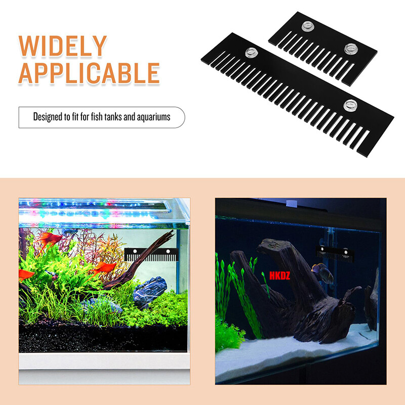 Overflow Fish Tank Comb Aquarium Weir Plastic Avoid Anti-Spill Clear ...