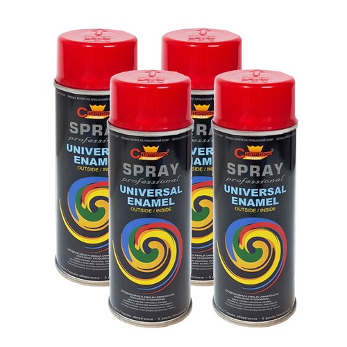 4x LACKSPRAY 400ml RAL 3002 Karminrot Sprayfarbe Sprühfarbe | eBay.de