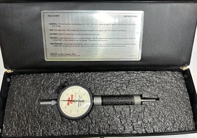 BRENCOR Hole-Chek Analog Hole Gage With Case Model HC-0330 | eBay