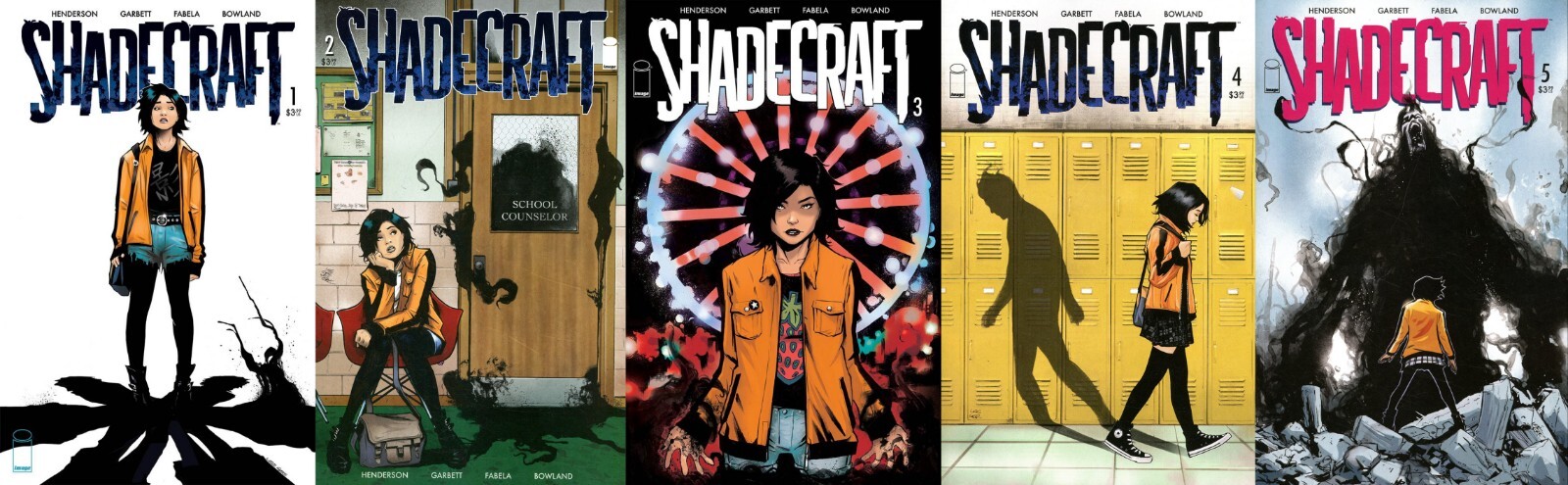 SHADECRAFT 1 2 3 4 5 COVER A 1ST PRINT SET IMAGE COMICS OPTIONED ...