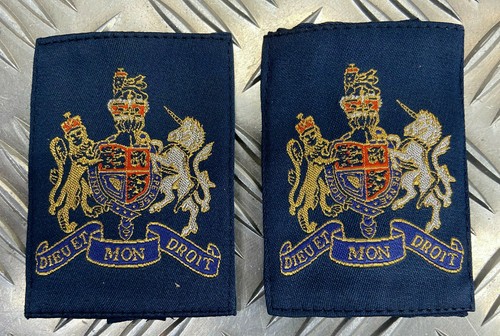 RAF Warrant Officer WO Rank Slides Shirt Epaulettes Dieu ET Mon Droit 1 ...