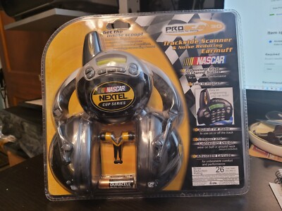 New Proscan 30 Trackside Scanner Noise Reducing Ear Nascar nextel cup ...