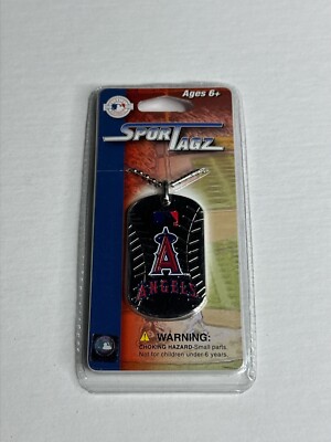 Angels MLB Sportagz Chain Necklace Dog Tag | eBay