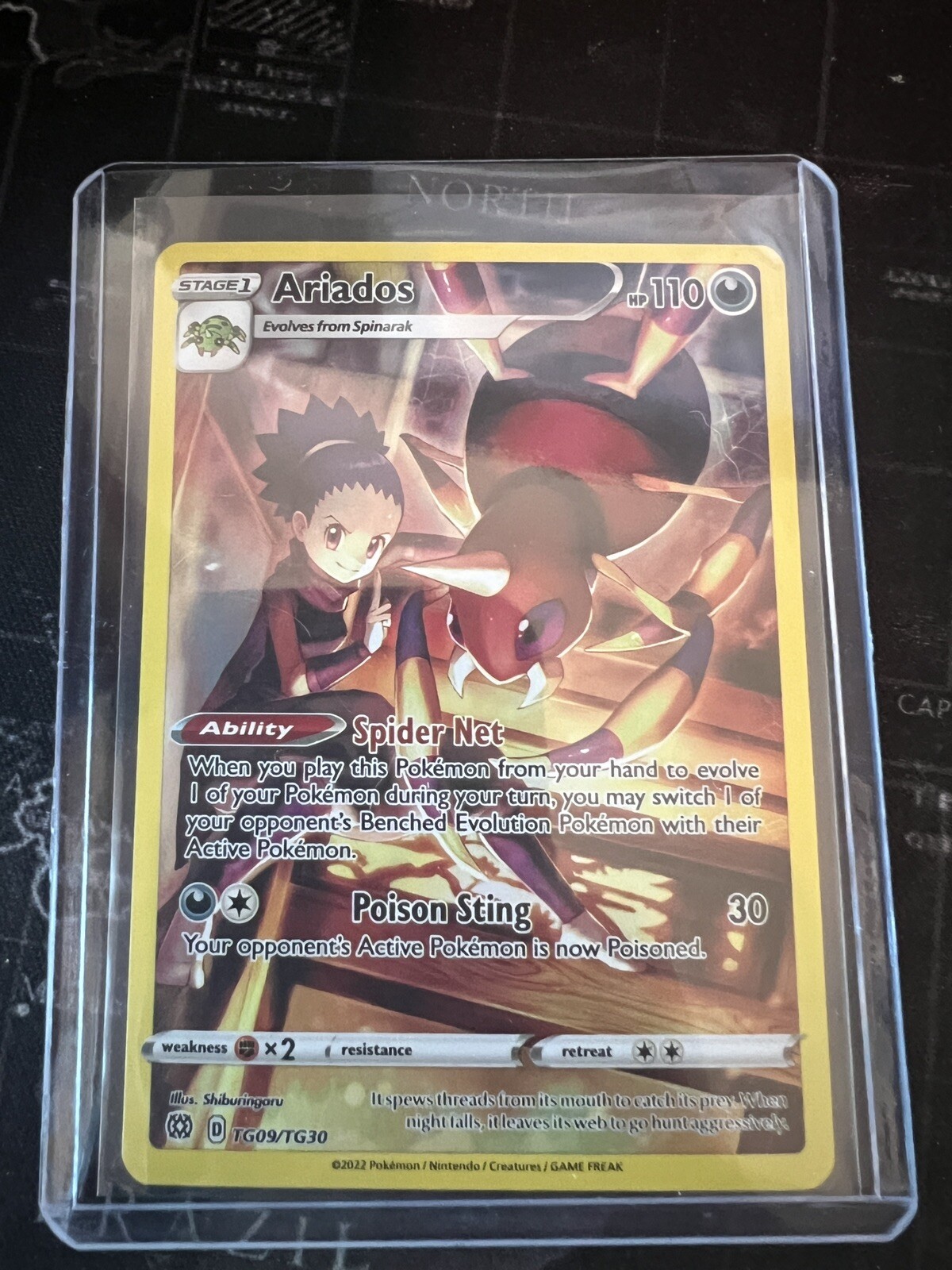 Ariados TG09/TG30 Brilliant Stars - Ultra Rare Holo Pokemon Card ...