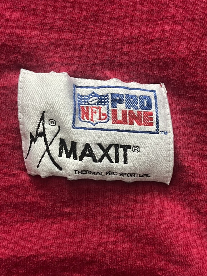 San Francisco 49ers Vintage NFL Pro Line MAXIT Turtle Neck Long Sleeve ...