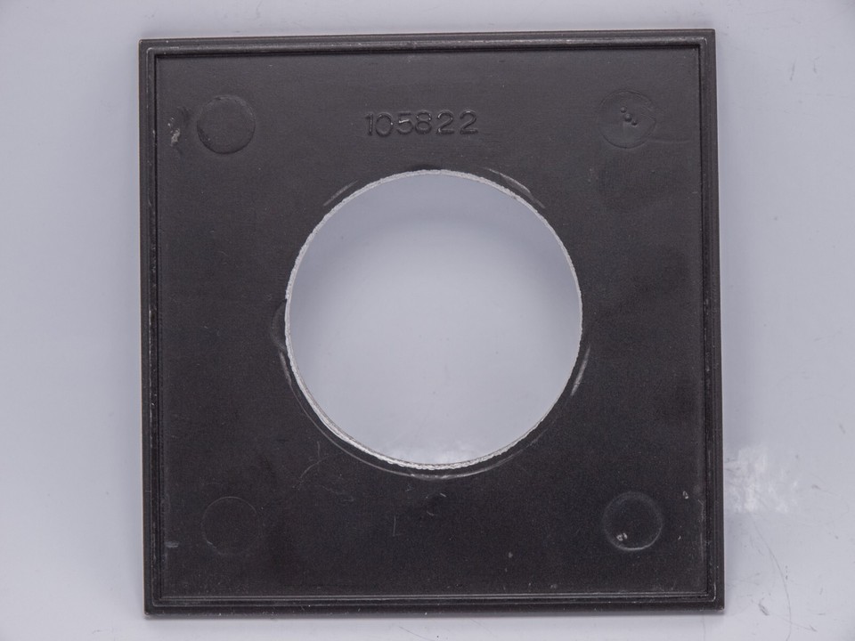 Calumet CC-400 4x5" Camera Lens Board 4x4 Square - 50.3mm Hole - 105822 ...