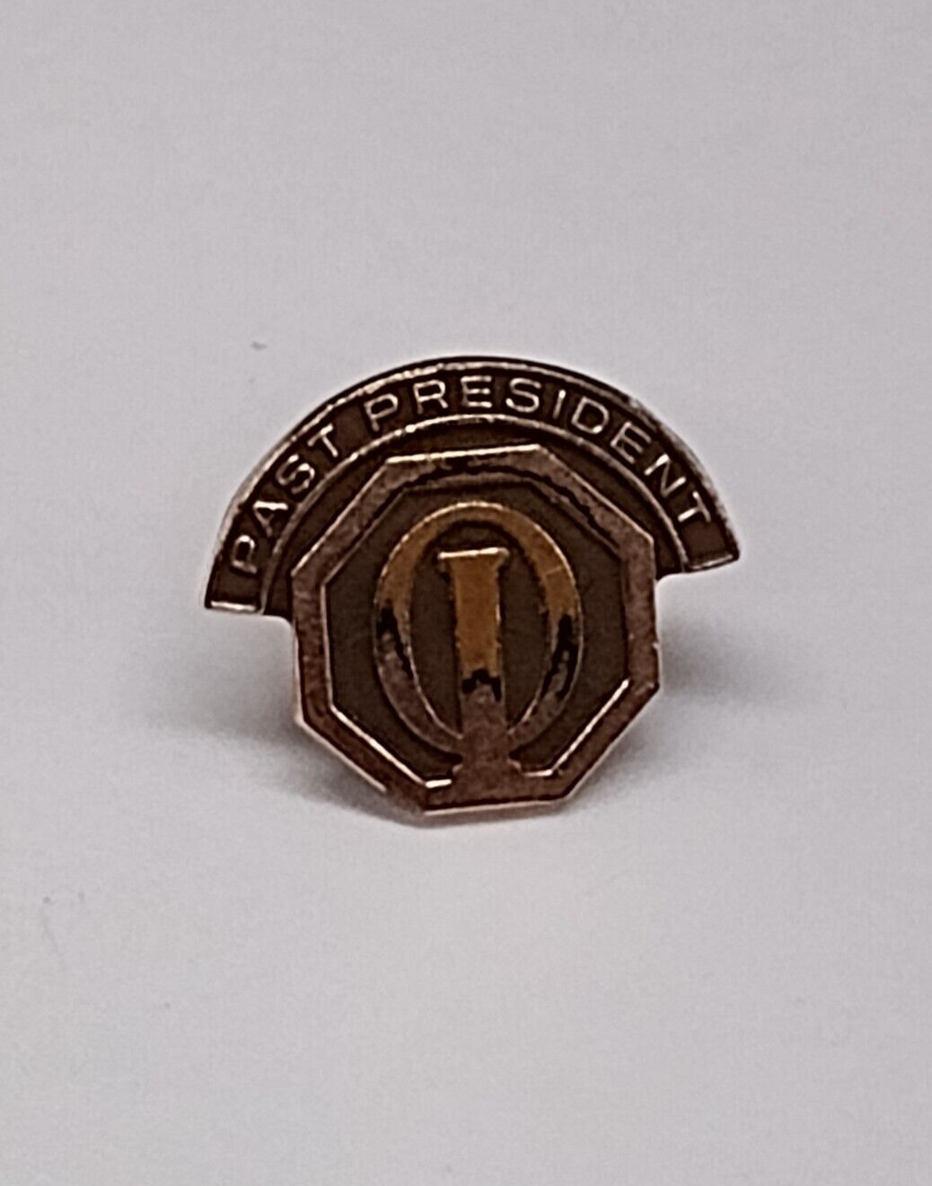 Optimist International Past President 1/10 10k GF Leavens Tie Tack ...