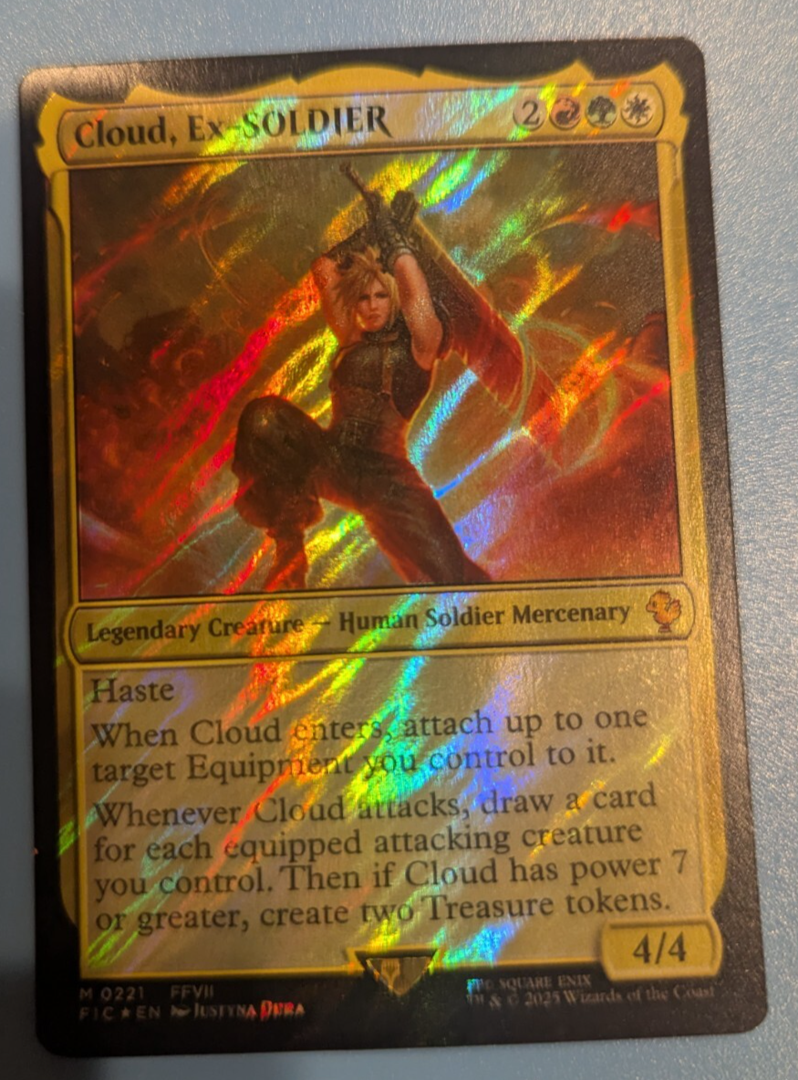 Cloud, Ex-SOLDIER Surge Foil - FIC 0221 NM - MTG Magic | eBay