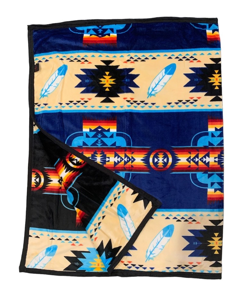 Southwest Native American Design Super Soft Plush Reversible Blanket | eBay