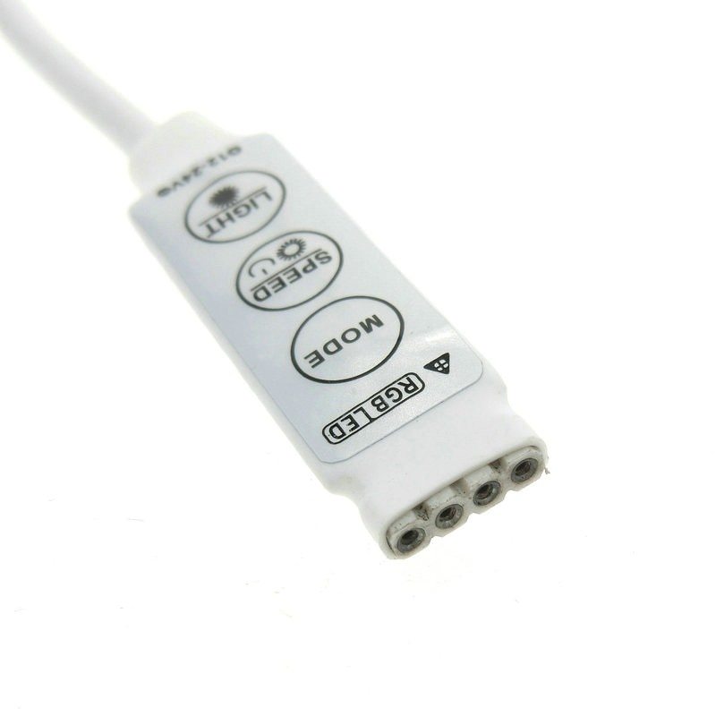 LED RGB Controler DC12V Mini 3 Key LED RGB Controller for RGB LED Strip ...